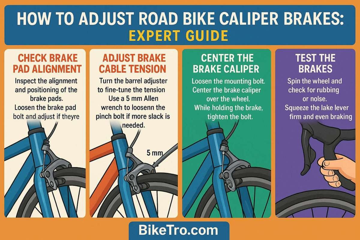 How To Adjust Road Bike Caliper Brakes: Expert Guide - BikeTro