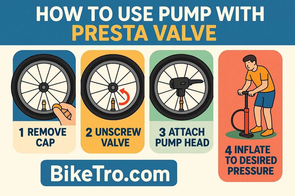 How To Use Pump With Presta Valve: Quick Guide - BikeTro
