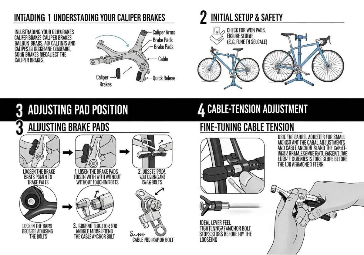 How To Adjust Road Bike Caliper Brakes: Expert Guide - BikeTro