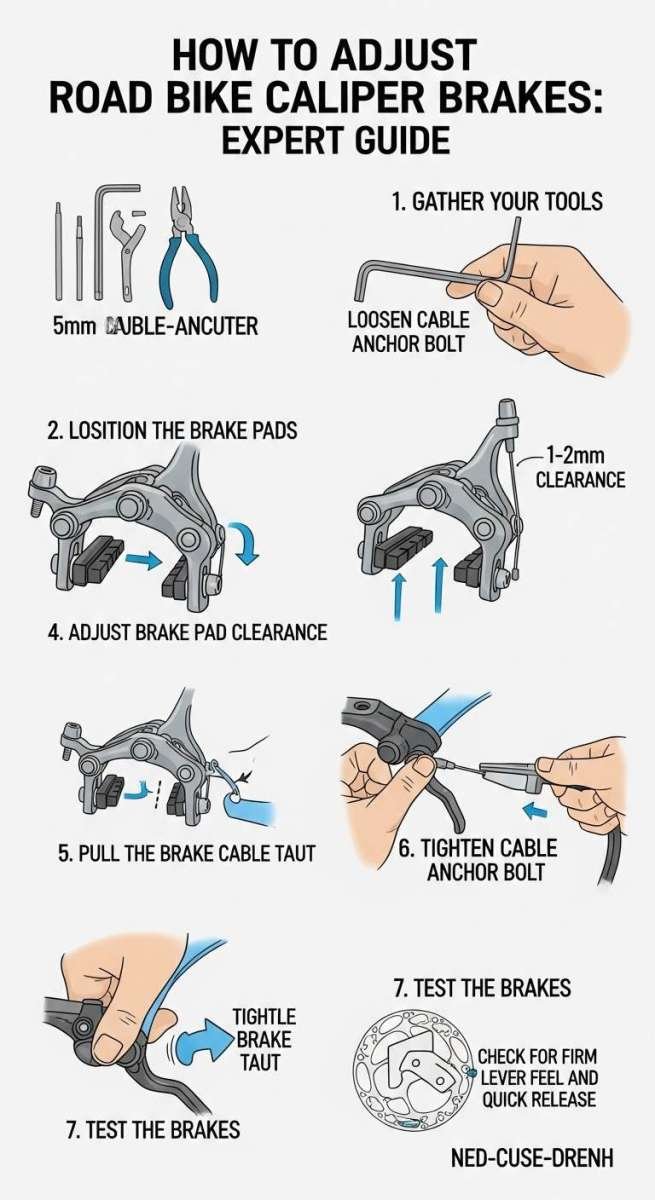 How To Adjust Road Bike Caliper Brakes: Expert Guide - BikeTro