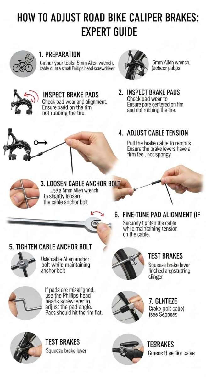 How To Adjust Road Bike Caliper Brakes: Expert Guide - BikeTro