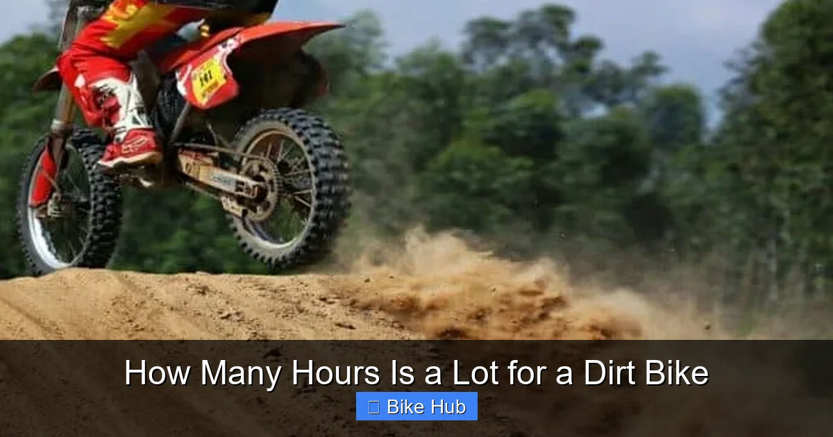 How Many Hours Is A Lot For A Dirt Bike - BikeTro